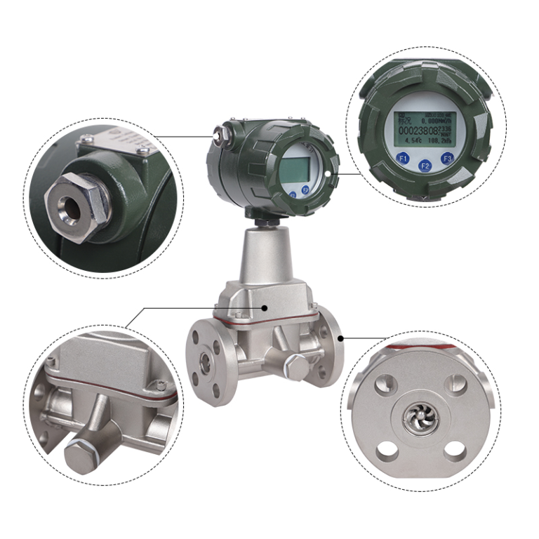 SI-3305 Intelligent Gas Precession Vortex Flowmeter - Sino-Inst