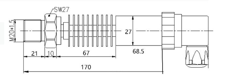 SI-2088 High Temperature Pressure Sensor|300℃-500℃-850℃